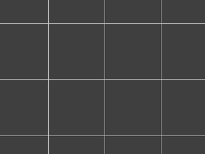 Transparent quadratic grid sheet